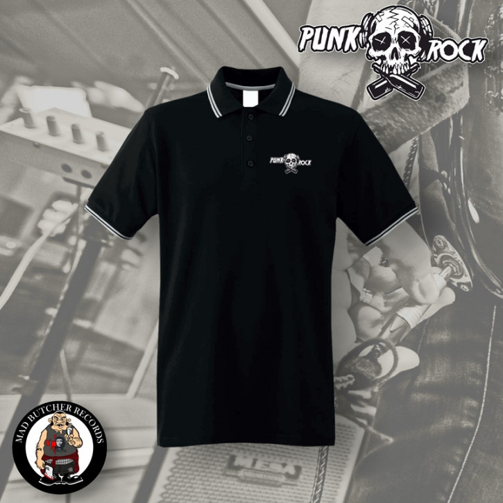PUNKROCK SKULL POLO Black / XXL-MBPOLO040-5